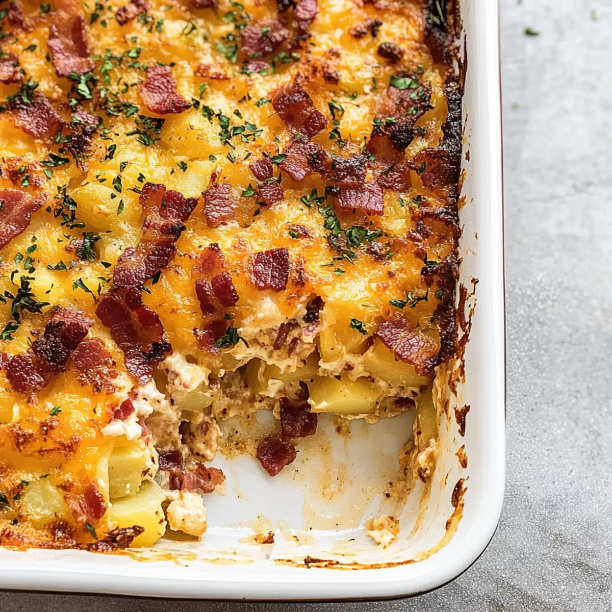 Irresistible Bacon Potato Breakfast Casserole for Easy Mornings