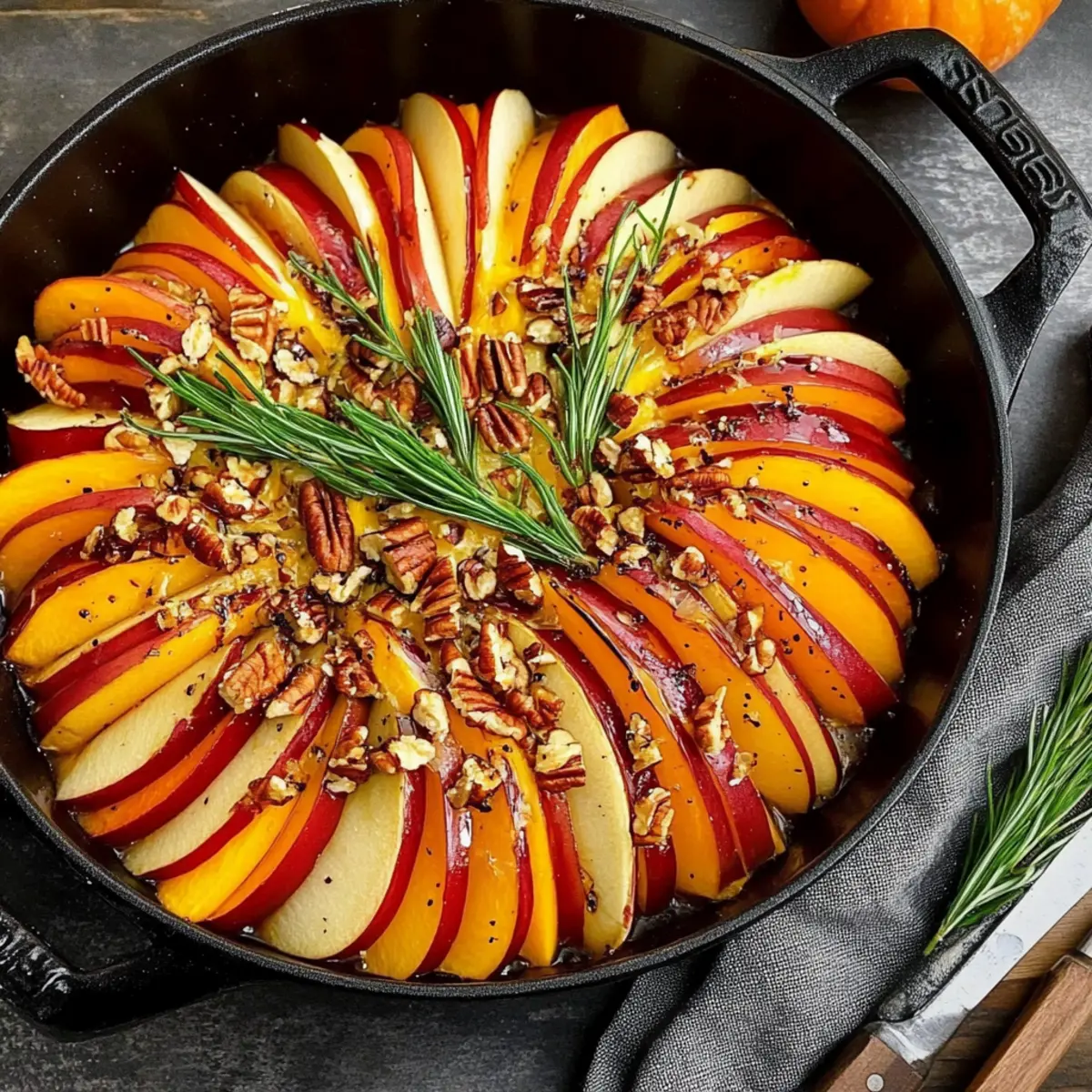 Delicious Butternut Squash and Apple Tian for Cozy Gatherings